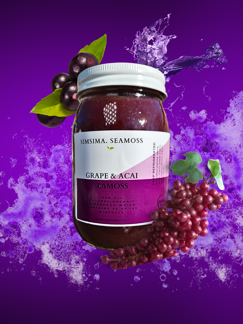 Grape & Acaí Seamoss – Simsima.co