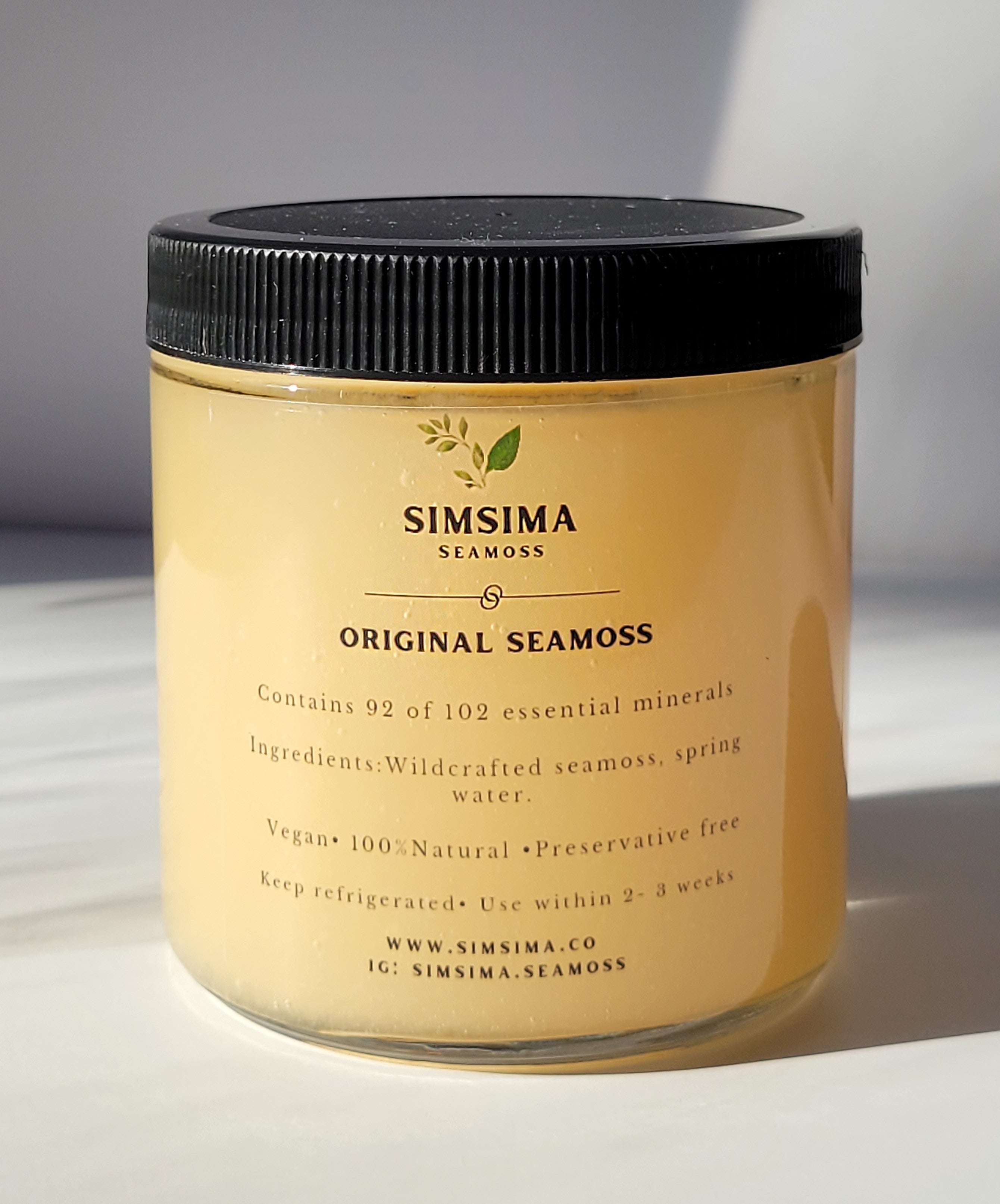 Original Seamoss (unflavored) – Simsima.co
